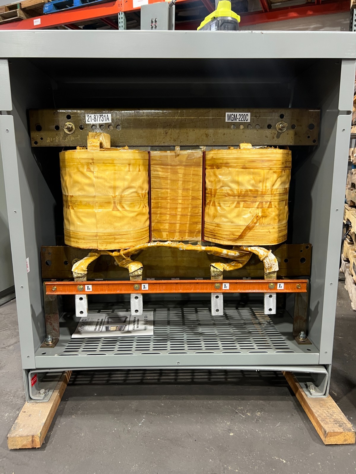 👀 MGM 150 KVA TYPE HT TRANSFORMER 120240 HV 208120 LV 3Ø AD370-N0781 ...